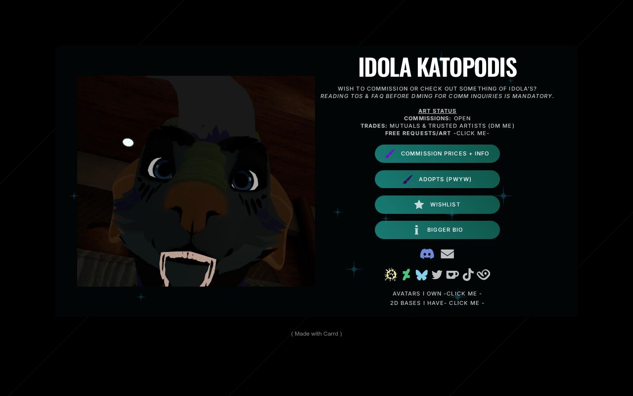 Idola Katopodis's Shop | Comms Open